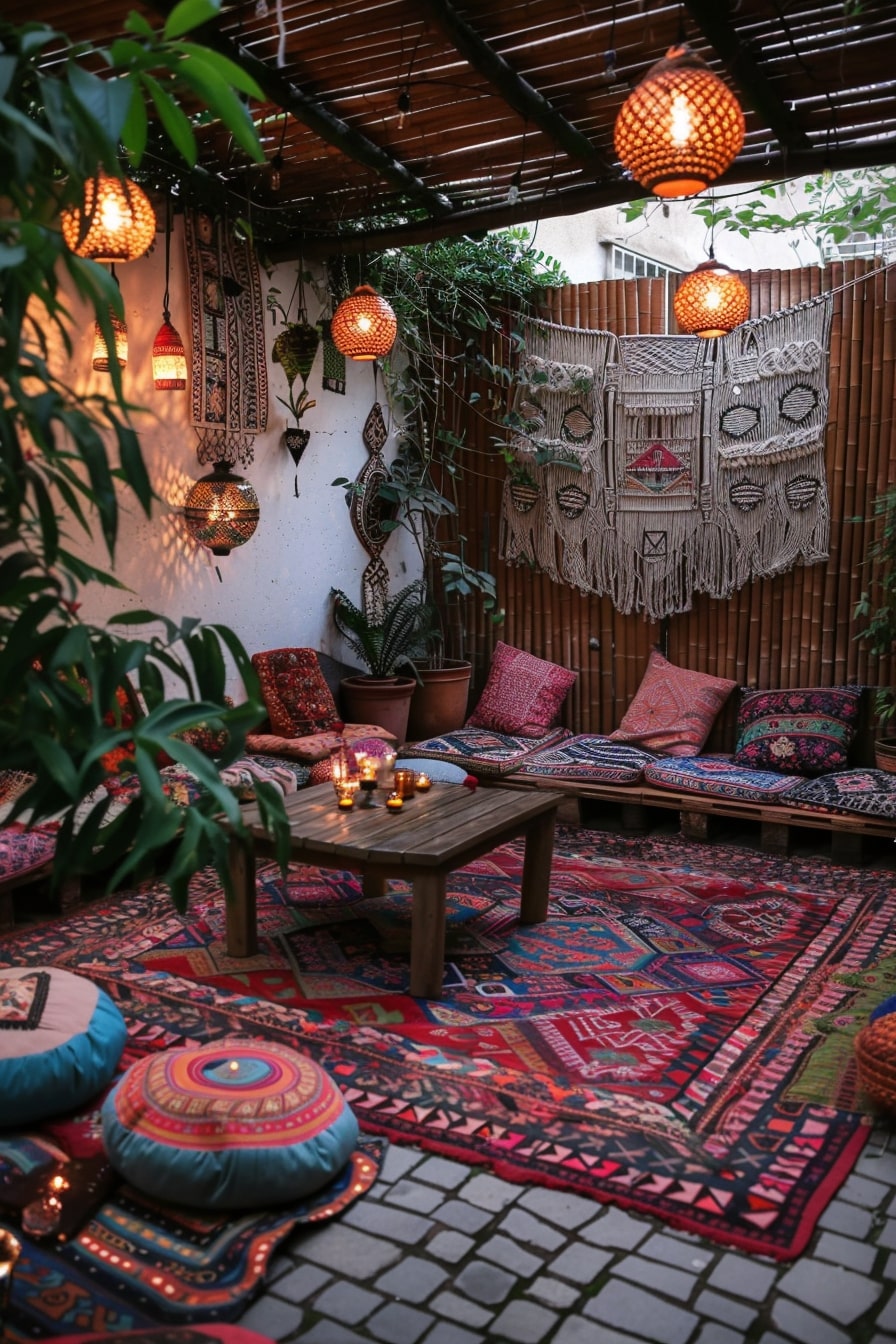 17 Cozy Boho Patio Decoration Ideas! - My Decor Inspo
