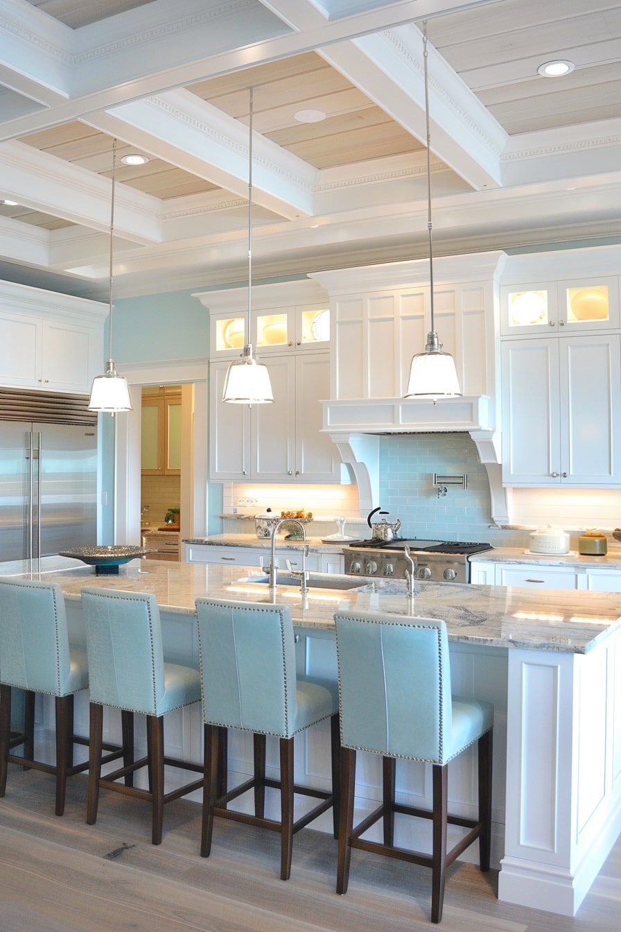 16 Dreamy Coastal Kitchen Designs Perfect for Seaside Living! - My ...