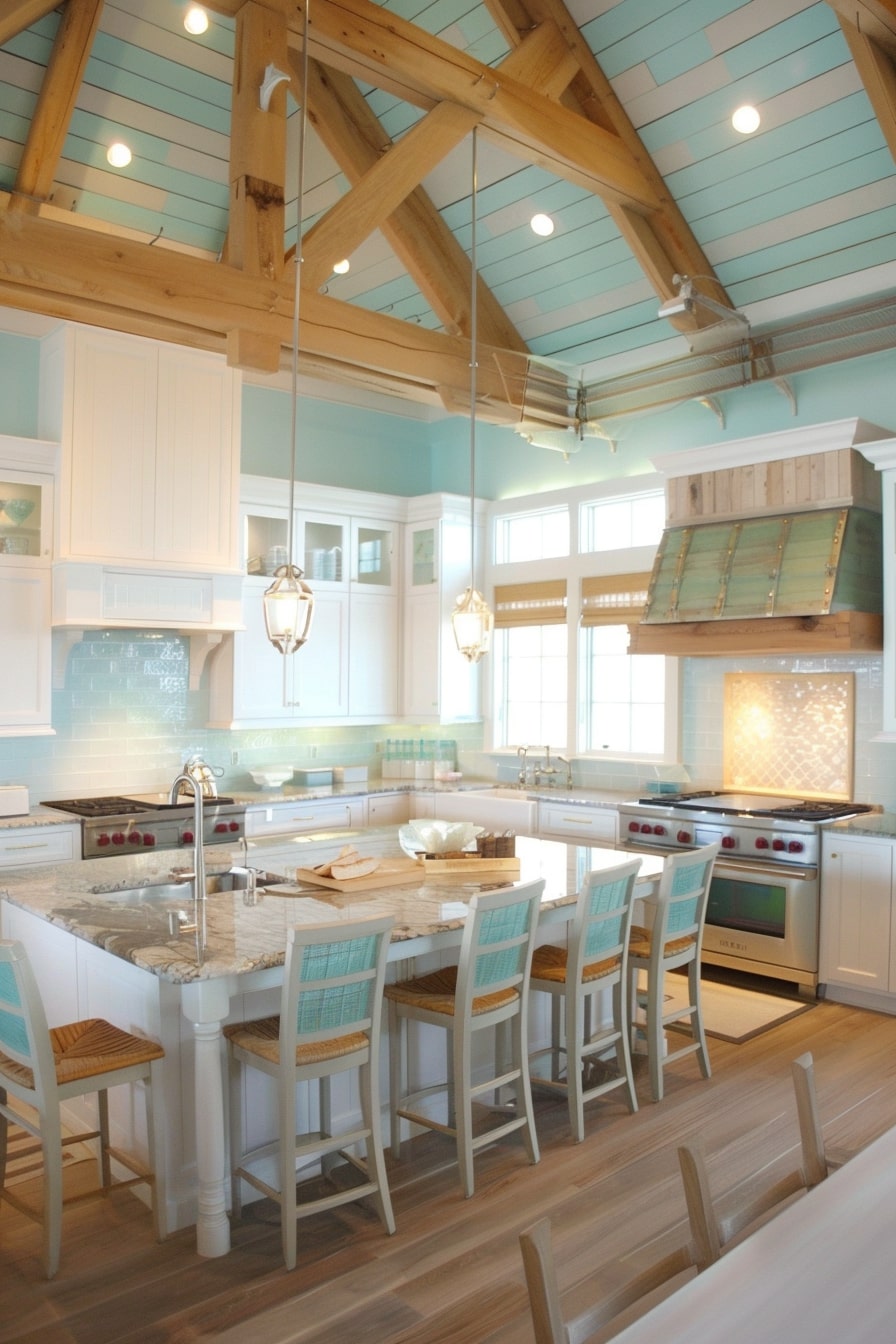 16 Dreamy Coastal Kitchen Designs Perfect for Seaside Living! - My ...