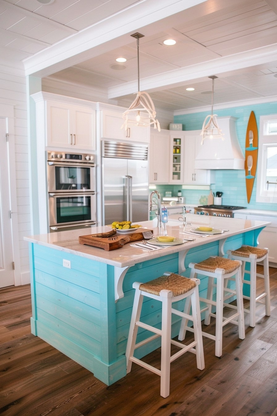 16 Dreamy Coastal Kitchen Designs Perfect for Seaside Living! - My ...