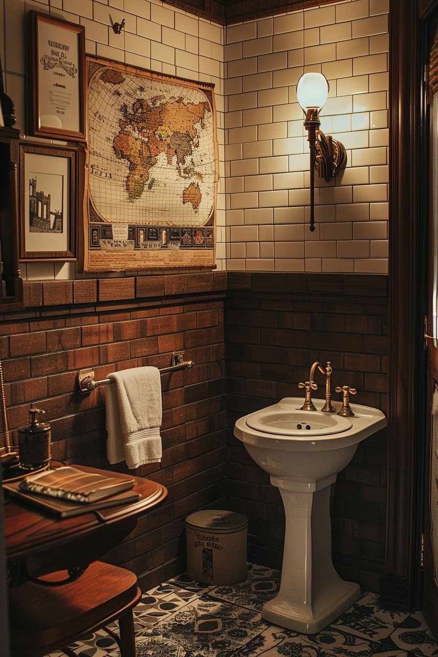 17 Dark Academia Bathroom Designs For Your Inspirations! - My Decor Inspo