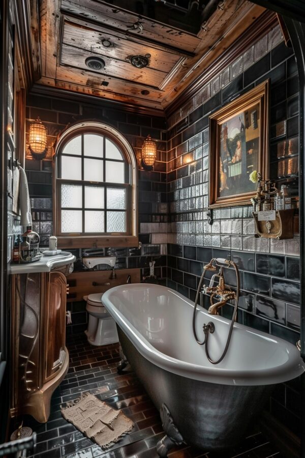 17 Dark Academia Bathroom Designs For Your Inspirations! - My Decor Inspo