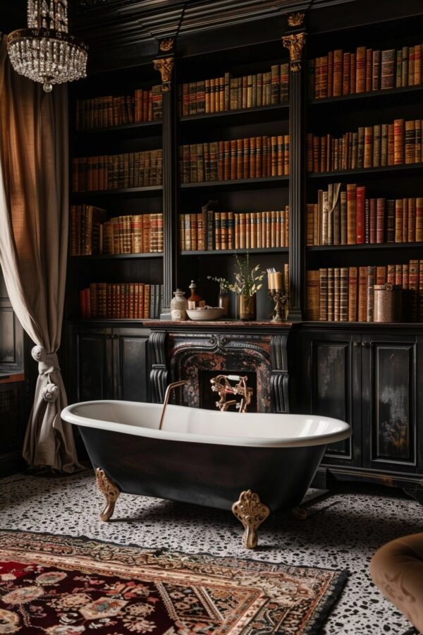 17 Dark Academia Bathroom Designs For Your Inspirations! - My Decor Inspo