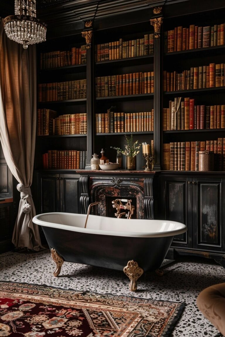 17 Dark Academia Bathroom Designs For Your Inspirations! - My Decor Inspo