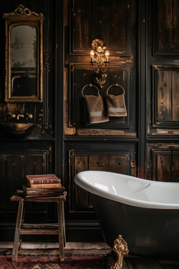 17 Dark Academia Bathroom Designs For Your Inspirations! - My Decor Inspo