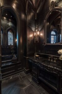 21 Gothic Bathroom Interior Concepts To Fuel Your Dreams! - My Decor Inspo