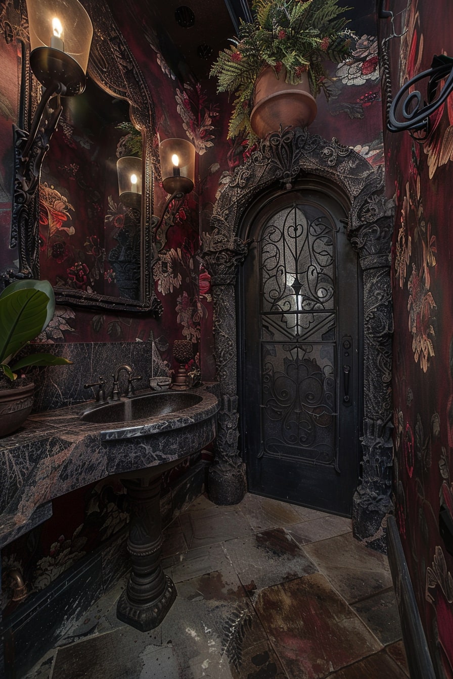 21 Gothic Bathroom Interior Concepts To Fuel Your Dreams! - My Decor Inspo
