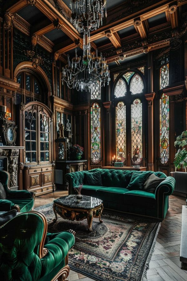 15 Gothic Living Room Interior Ideas You Will Love! - My Decor Inspo