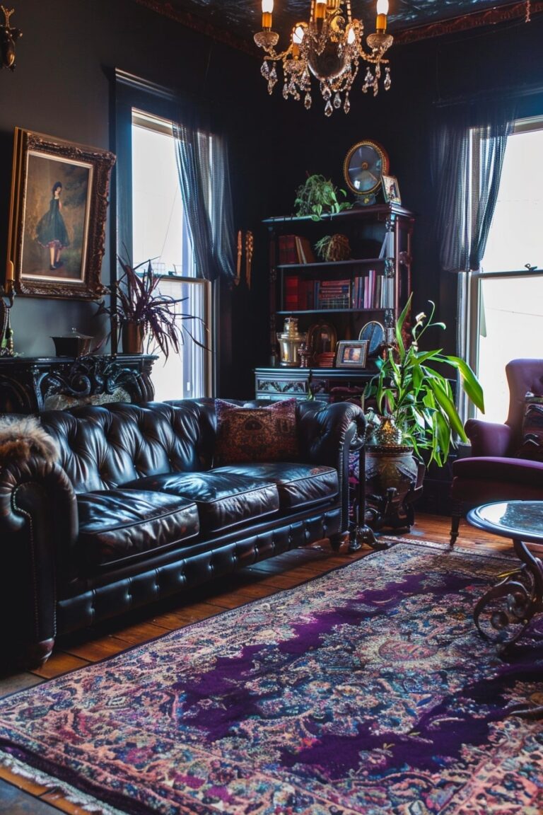 15 Gothic Living Room Interior Ideas You Will Love! - My Decor Inspo