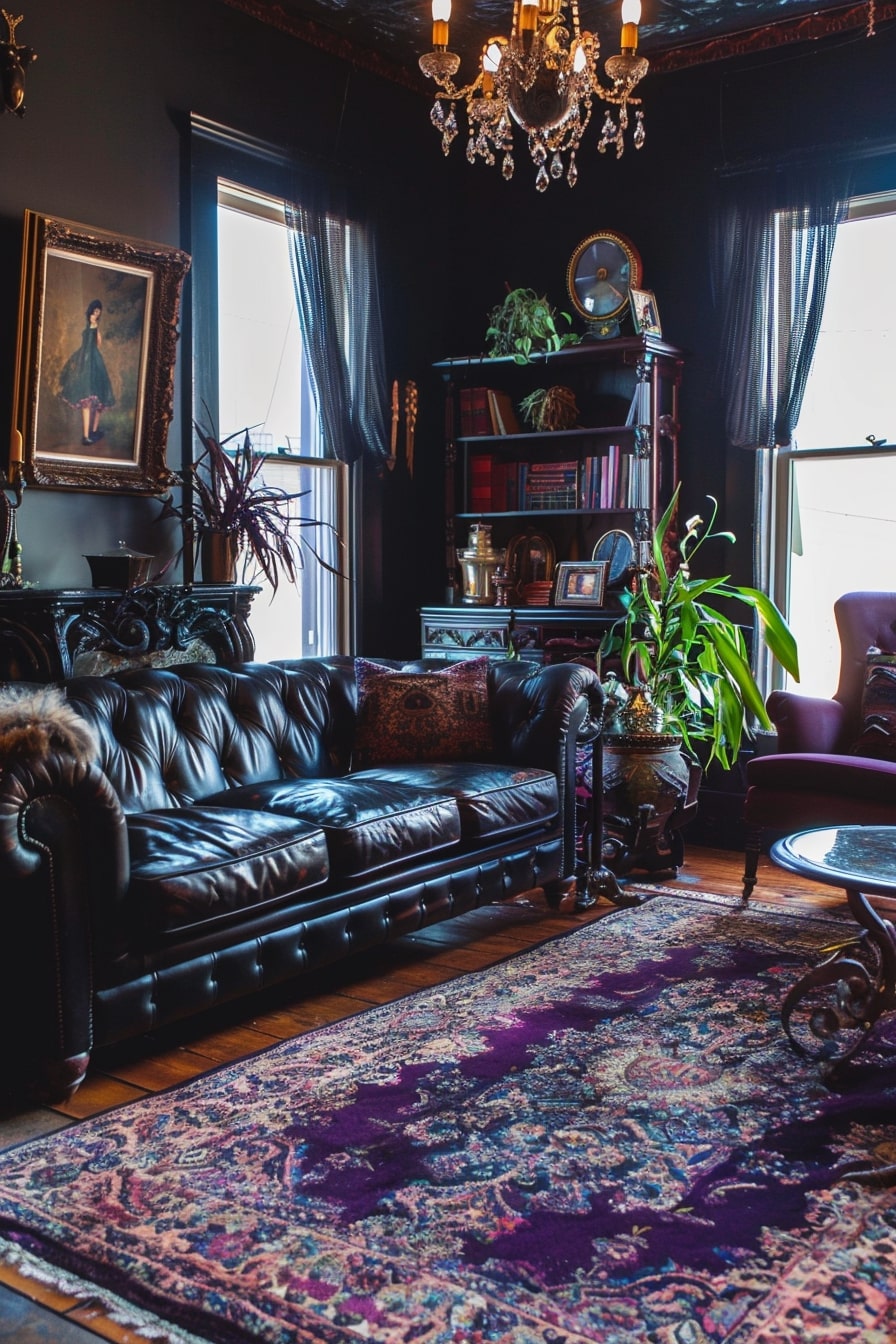15 Gothic Living Room Interior Ideas You Will Love! - My Decor Inspo