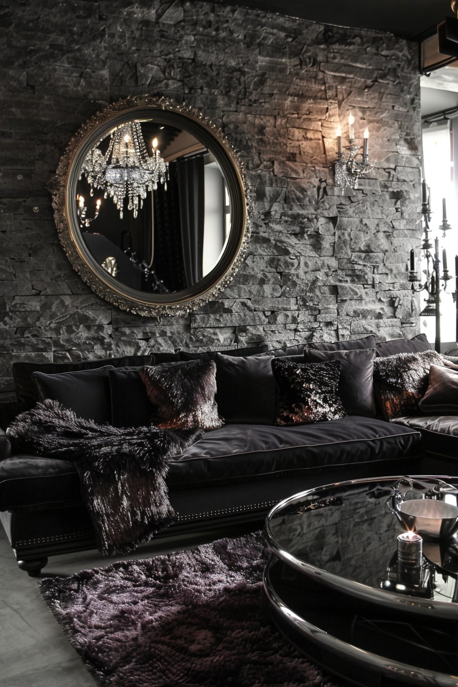 15 Gothic Living Room Interior Ideas You Will Love! - My Decor Inspo