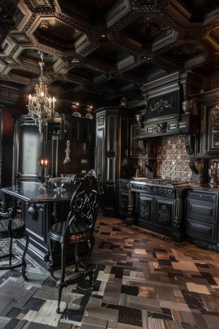 13 Gothic Kitchen Interior Designs To Fuel Your Dreams! - My Decor Inspo