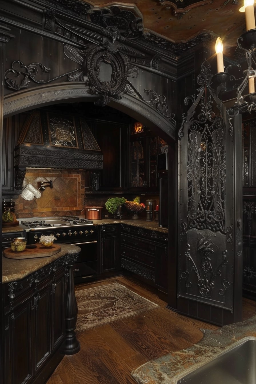 13 Gothic Kitchen Interior Designs To Fuel Your Dreams! - My Decor Inspo