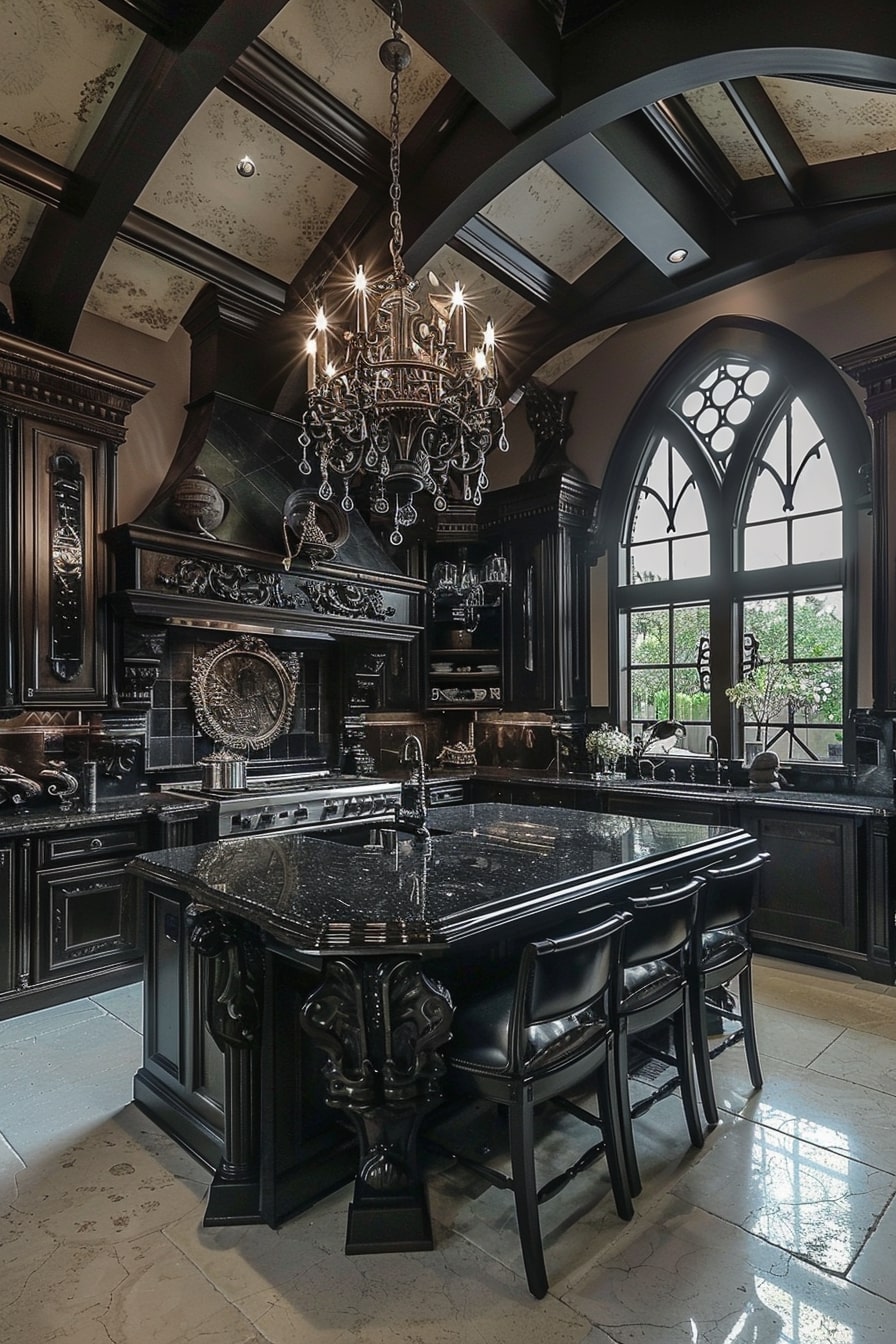 13 Gothic Kitchen Interior Designs To Fuel Your Dreams! - My Decor Inspo