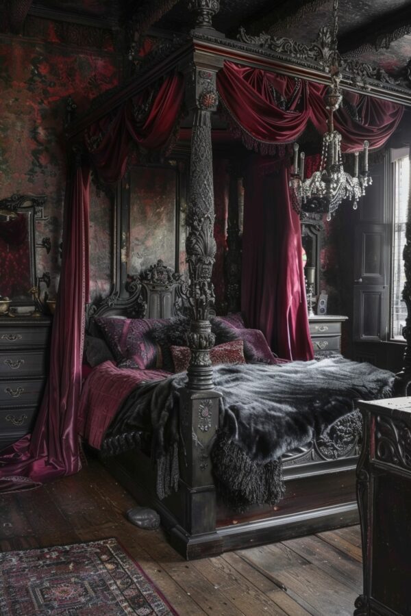 14 Gothic Bedroom Interior Ideas To Fuel Your Dreams! - My Decor Inspo
