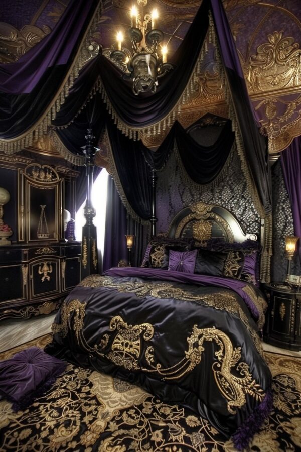 14 Gothic Bedroom Interior Ideas To Fuel Your Dreams! - My Decor Inspo