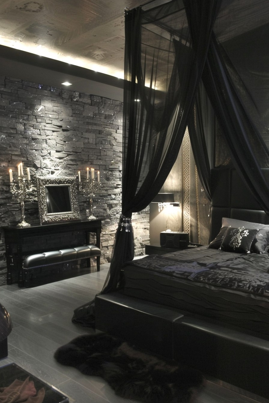 14 Gothic Bedroom Interior Ideas To Fuel Your Dreams! - My Decor Inspo