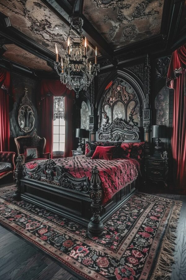 14 Gothic Bedroom Interior Ideas To Fuel Your Dreams! - My Decor Inspo