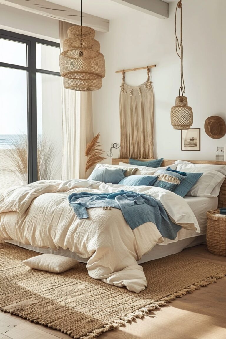 15 Boho Coastal Bedroom Interior Ideas You Have To See! - My Decor Inspo