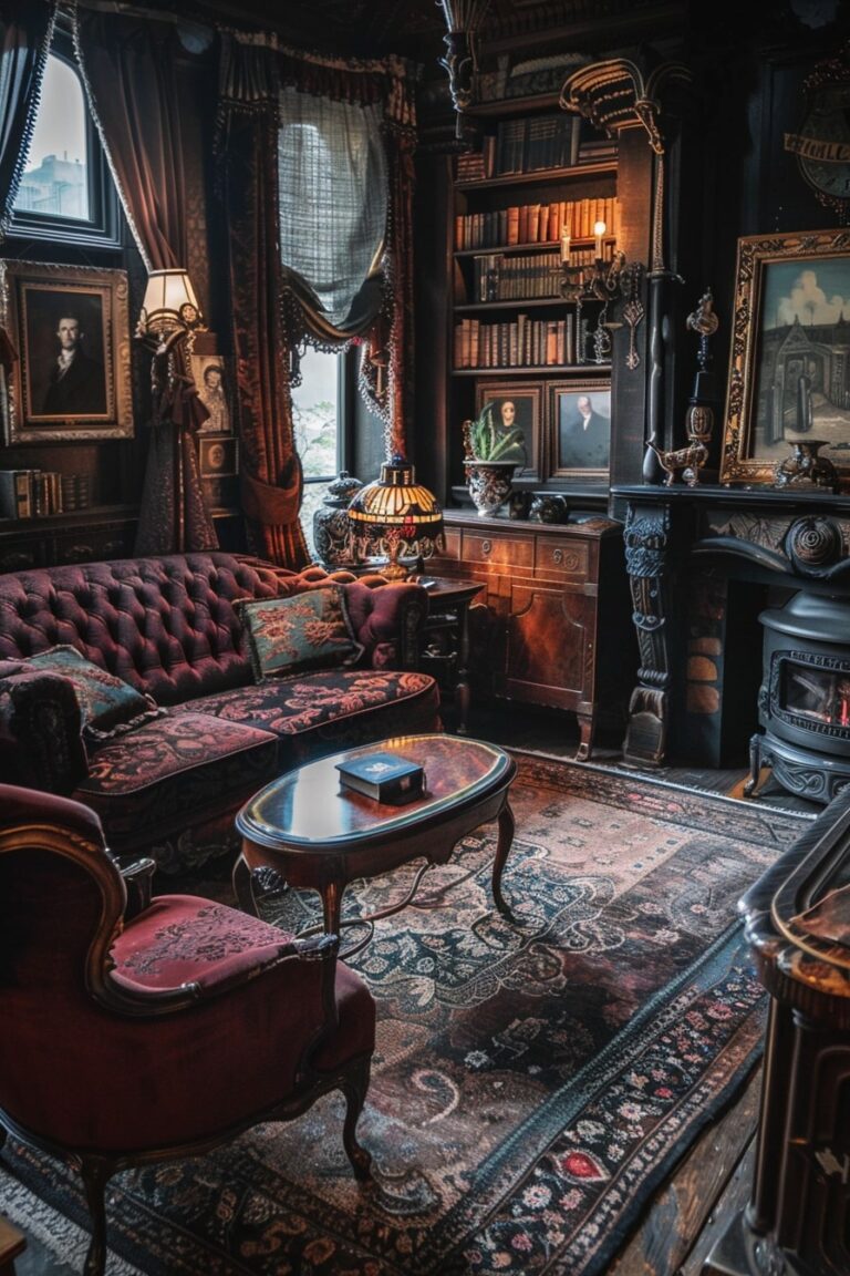 20 Dark Academia Living Room Interior Designs To Fuel Your Dreams! - My ...
