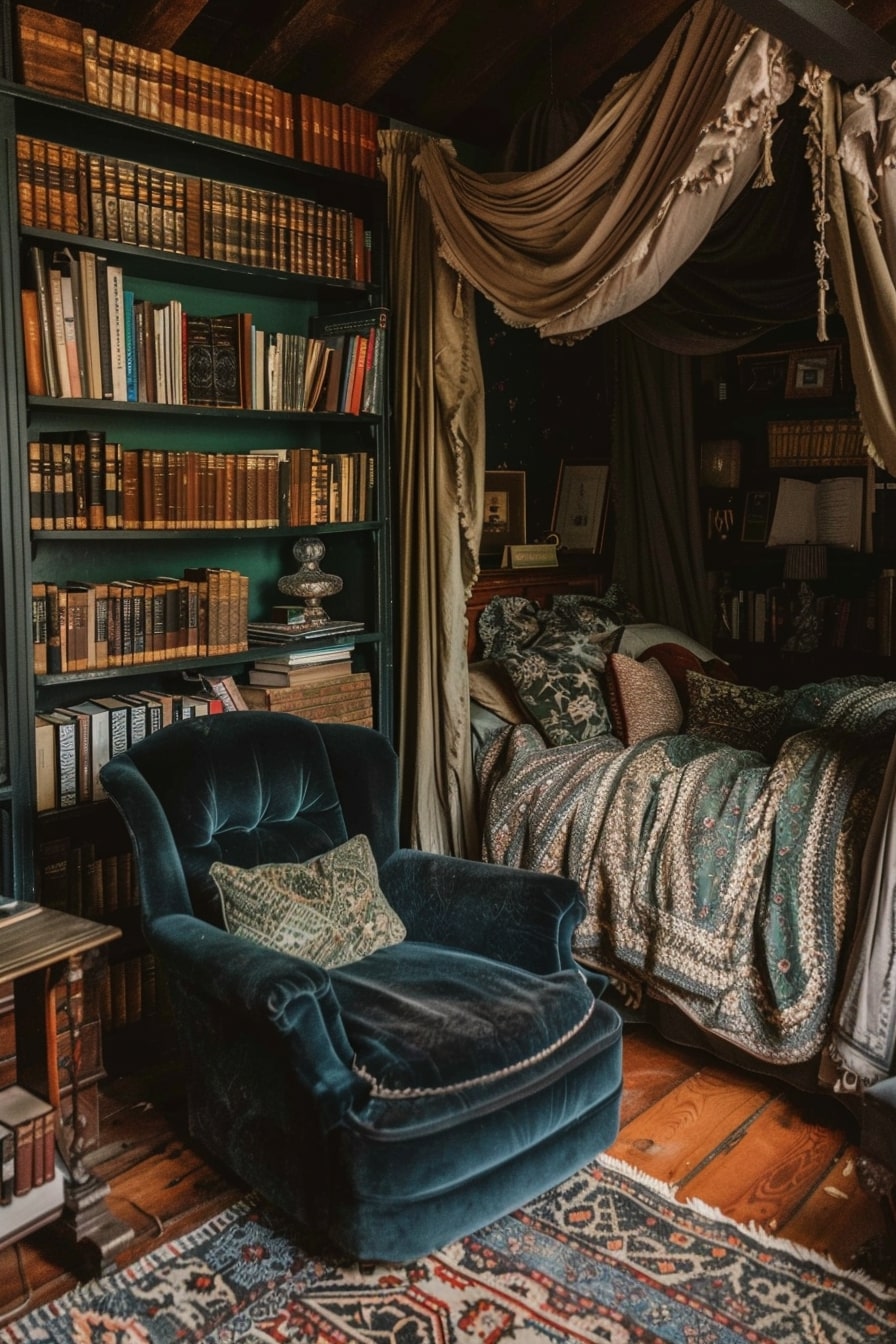 15 Dark Cottagecore Bedroom Interior Designs You Will Love! - My Decor ...