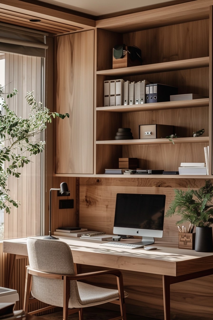 15 Japandi Home Office Design Ideas For A Productive Day! - My Decor Inspo