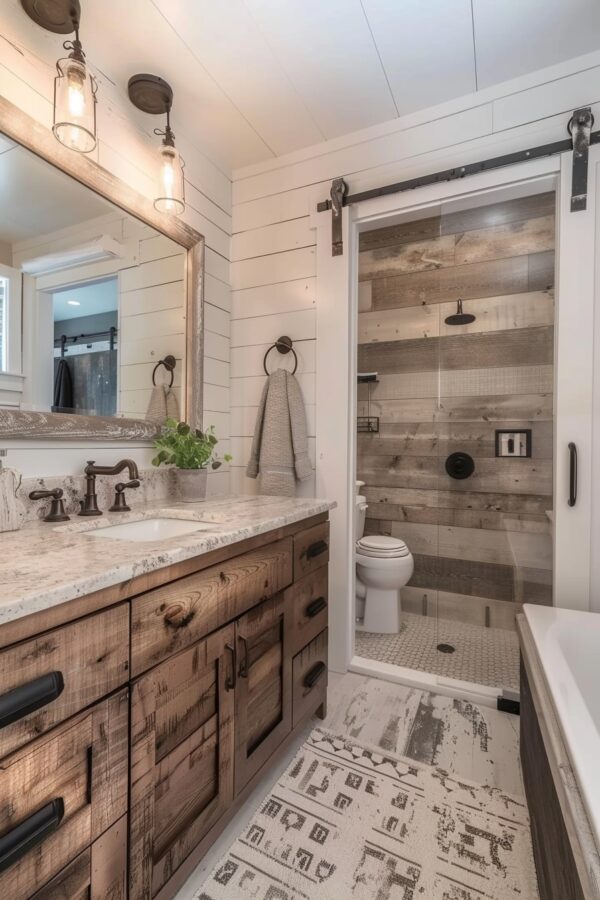 15 Rustic Bathroom Interior Designs You Will Fall In Love With! - My ...