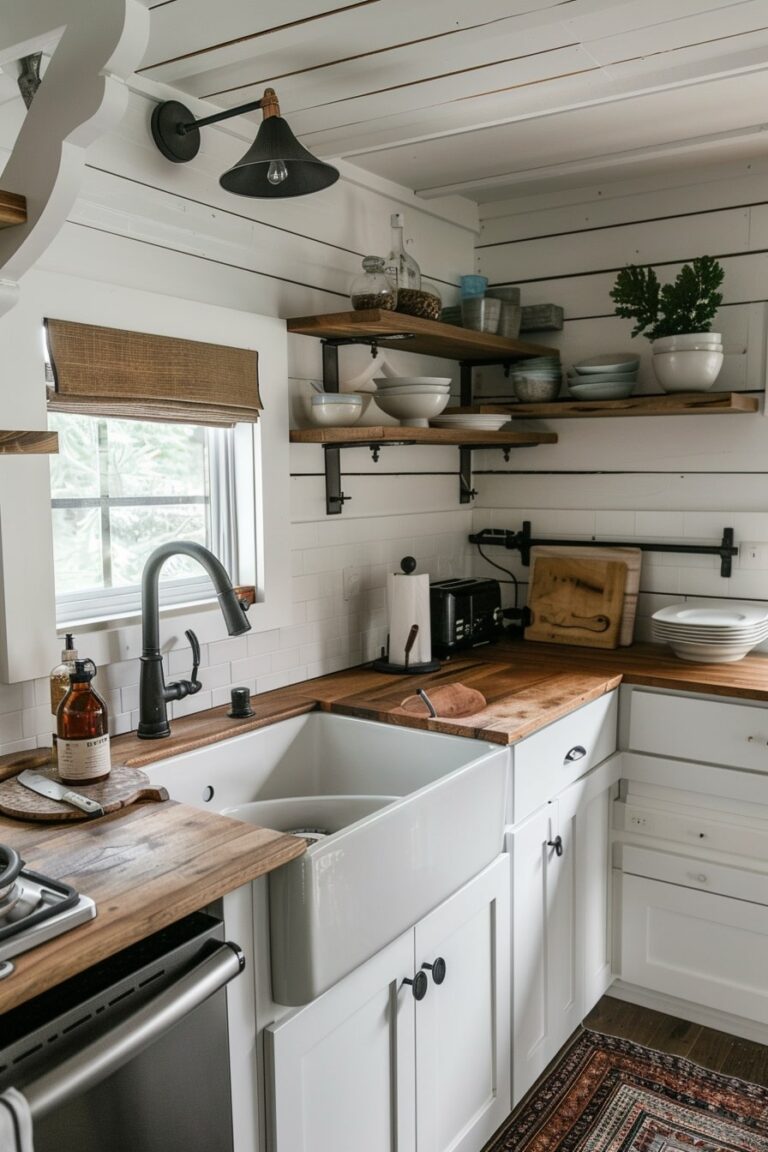15 Small Farmhouse Kitchen Interior Ideas You Will Fall In Love With ...