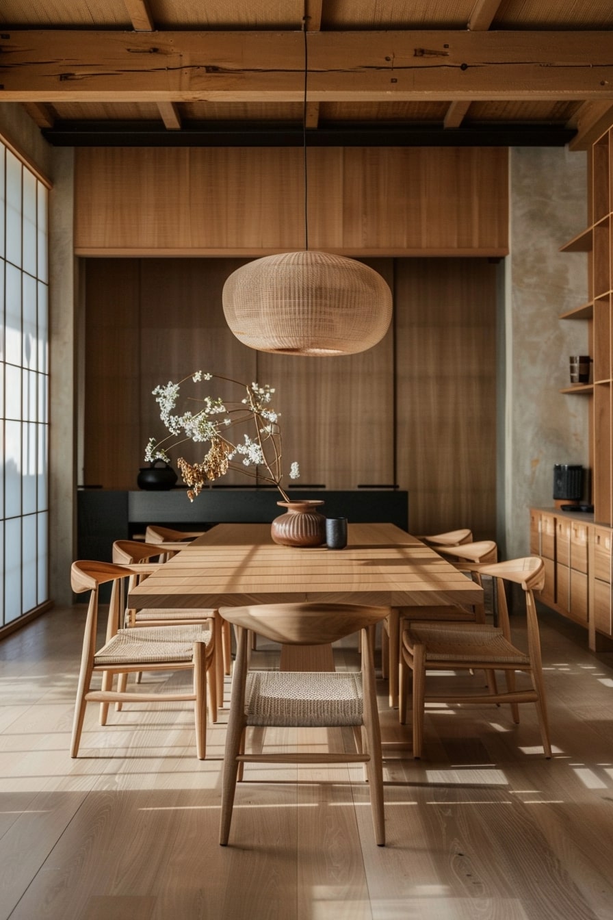 20 Japandi Dining Rooms That Blend Elegance and Simplicity! - My Decor ...
