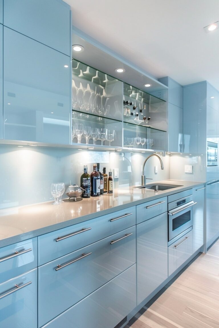 15 Light Blue Kitchen Ideas for a Fresh and Airy Look! - My Decor Inspo
