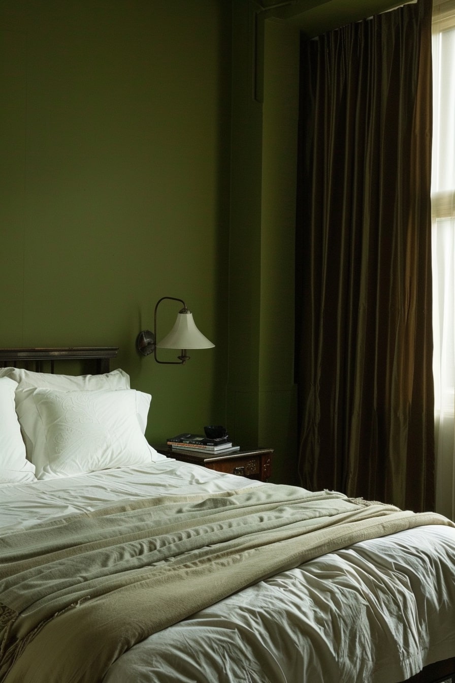 15 Olive Green Bedroom Interior Ideas You Have To See! - My Decor Inspo
