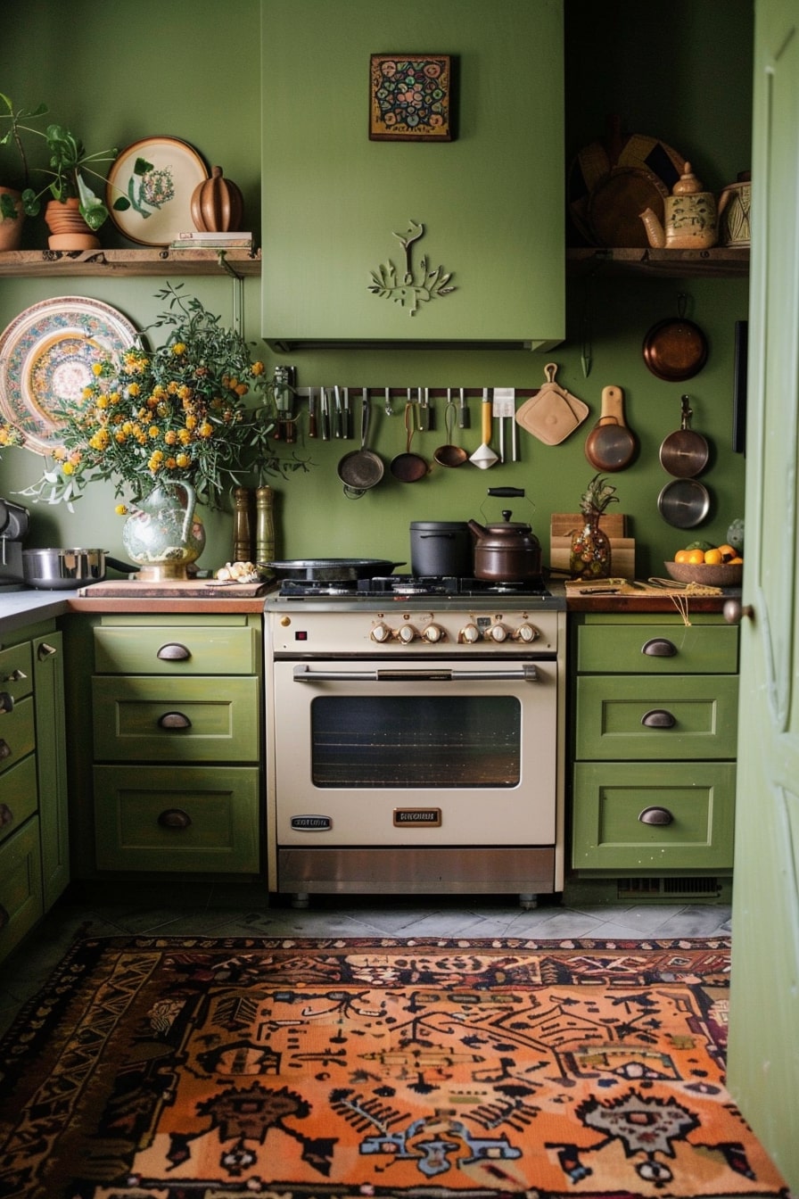 20 Olive Green Kitchen Ideas For Your Next Makeover! - My Decor Inspo