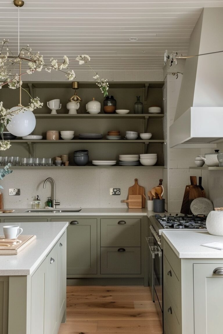 20 Olive Green Kitchen Ideas For Your Next Makeover! - My Decor Inspo