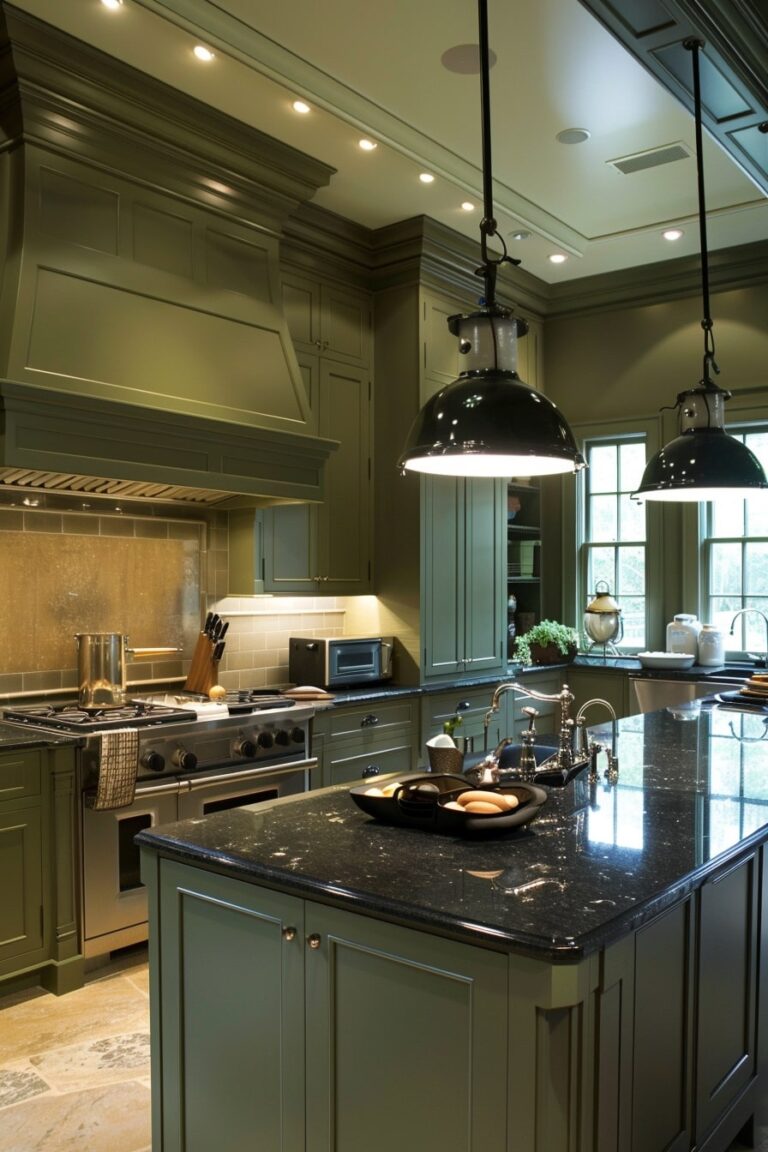20 Olive Green Kitchen Ideas For Your Next Makeover! - My Decor Inspo