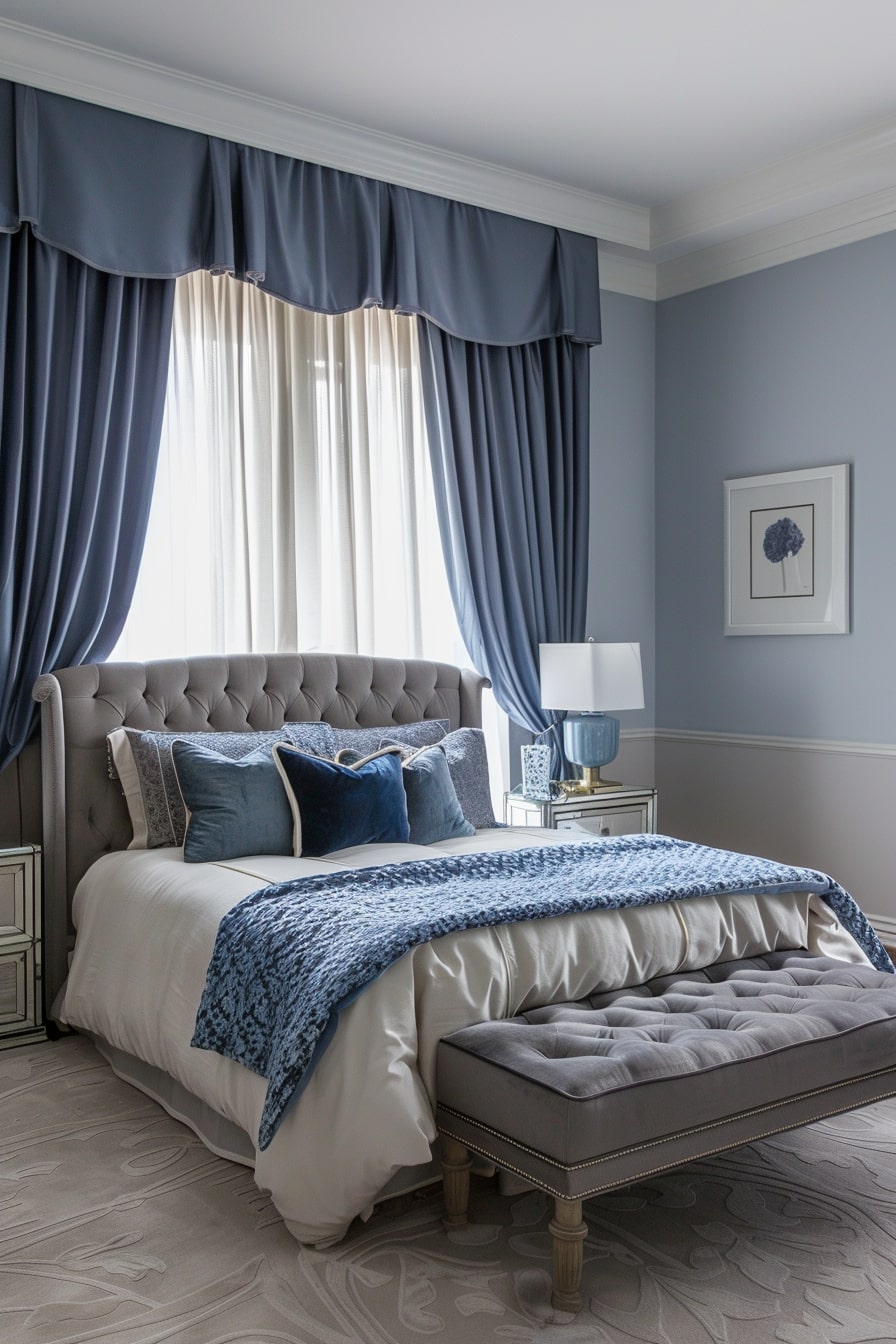 14 Blue And Grey Bedroom Interior Designs You Have To See! - My Decor Inspo