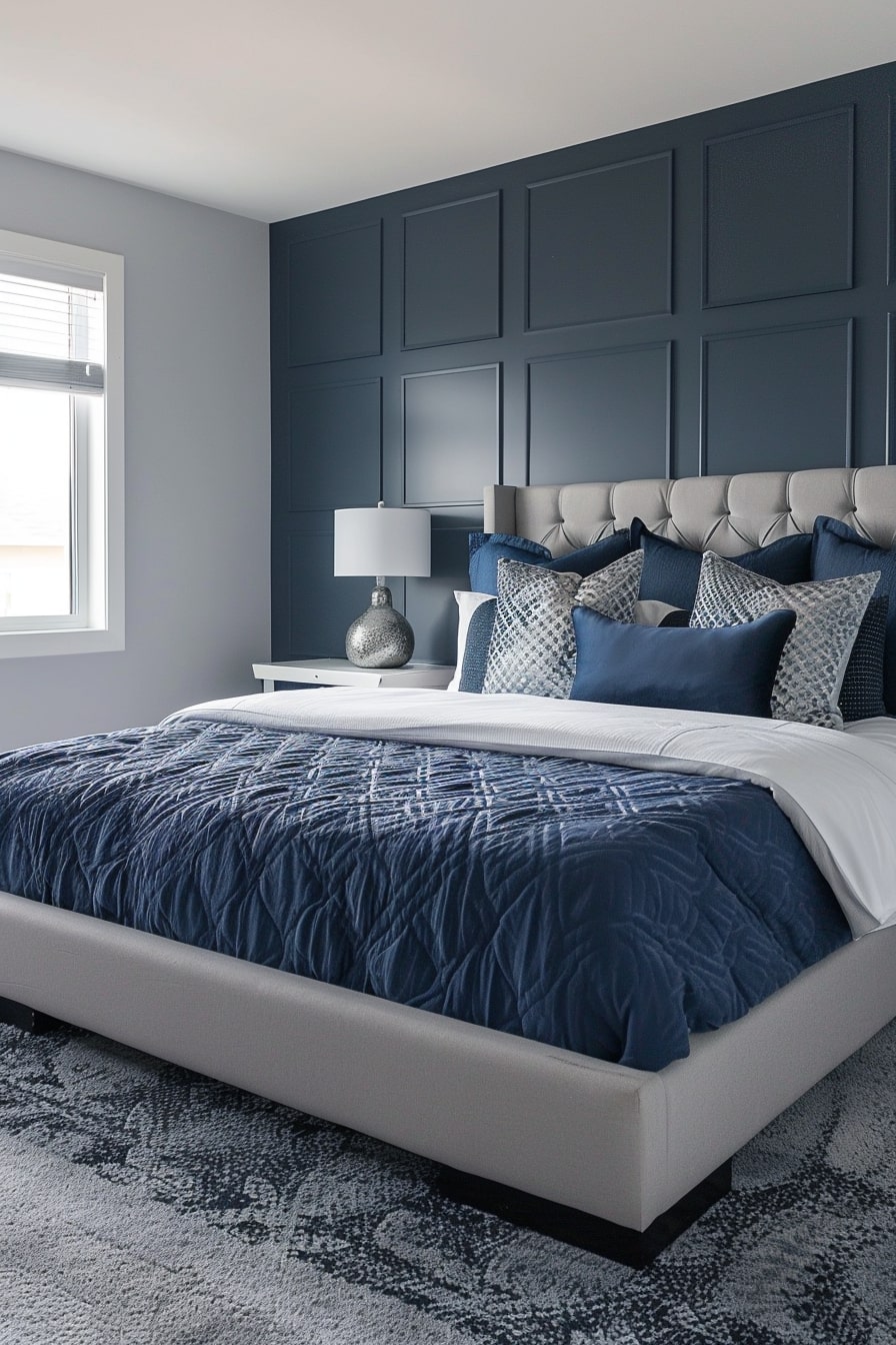 14 Blue And Grey Bedroom Interior Designs You Have To See! - My Decor Inspo
