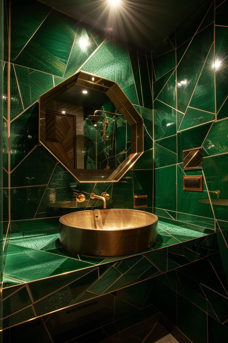 12 Emerald Green Bathrooms Ideas: Serene and Stylish! - My Decor Inspo