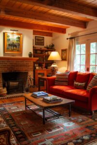 10 Living Room Ideas With A Red Couch You Will Love! - My Decor Inspo