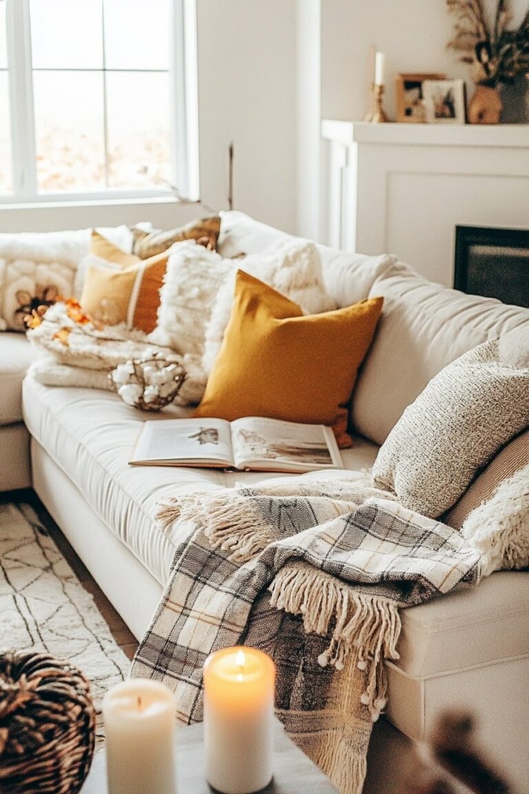10 Fall Couch Decor Ideas That Bring Cozy Vibes! - My Decor Inspo