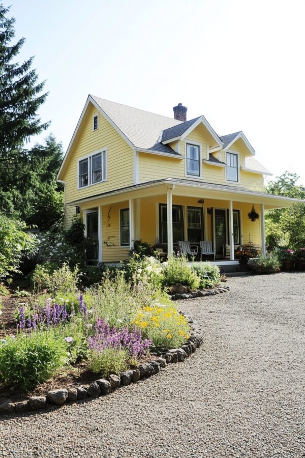 12 Old Farmhouse Exterior Ideas for Timeless Charm! - My Decor Inspo