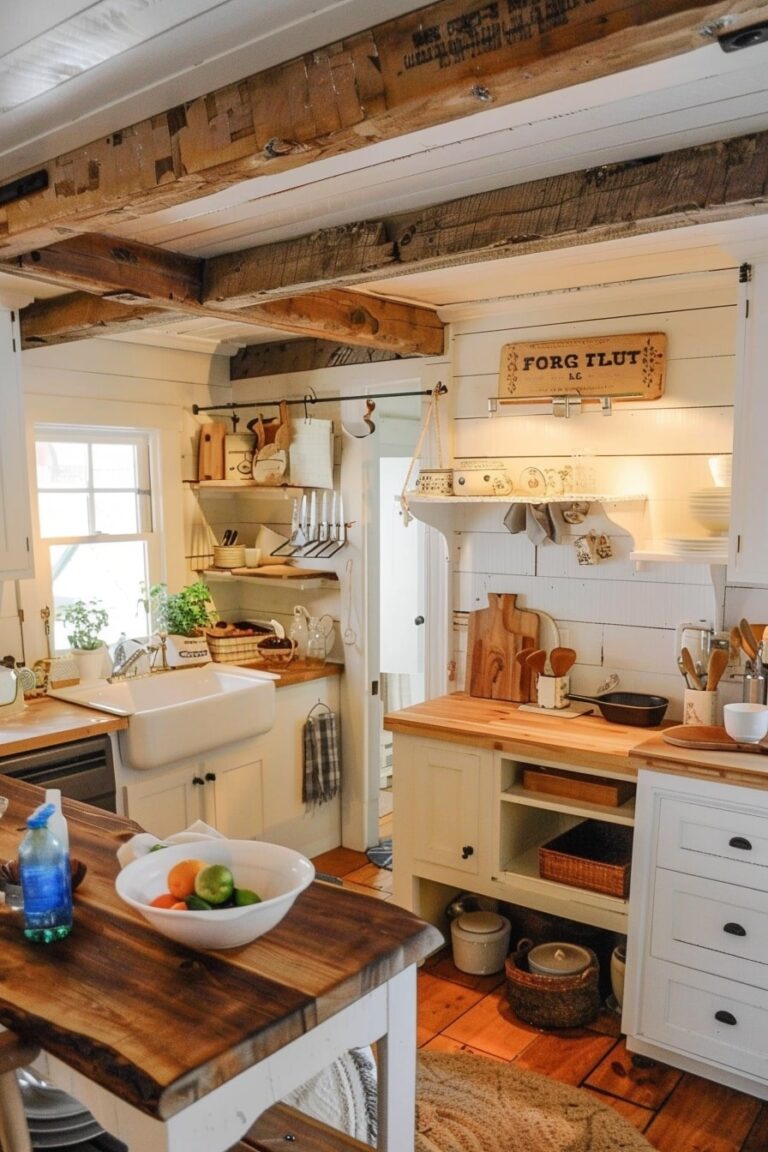 12 Small Rustic Kitchens That Maximize Space! - My Decor Inspo
