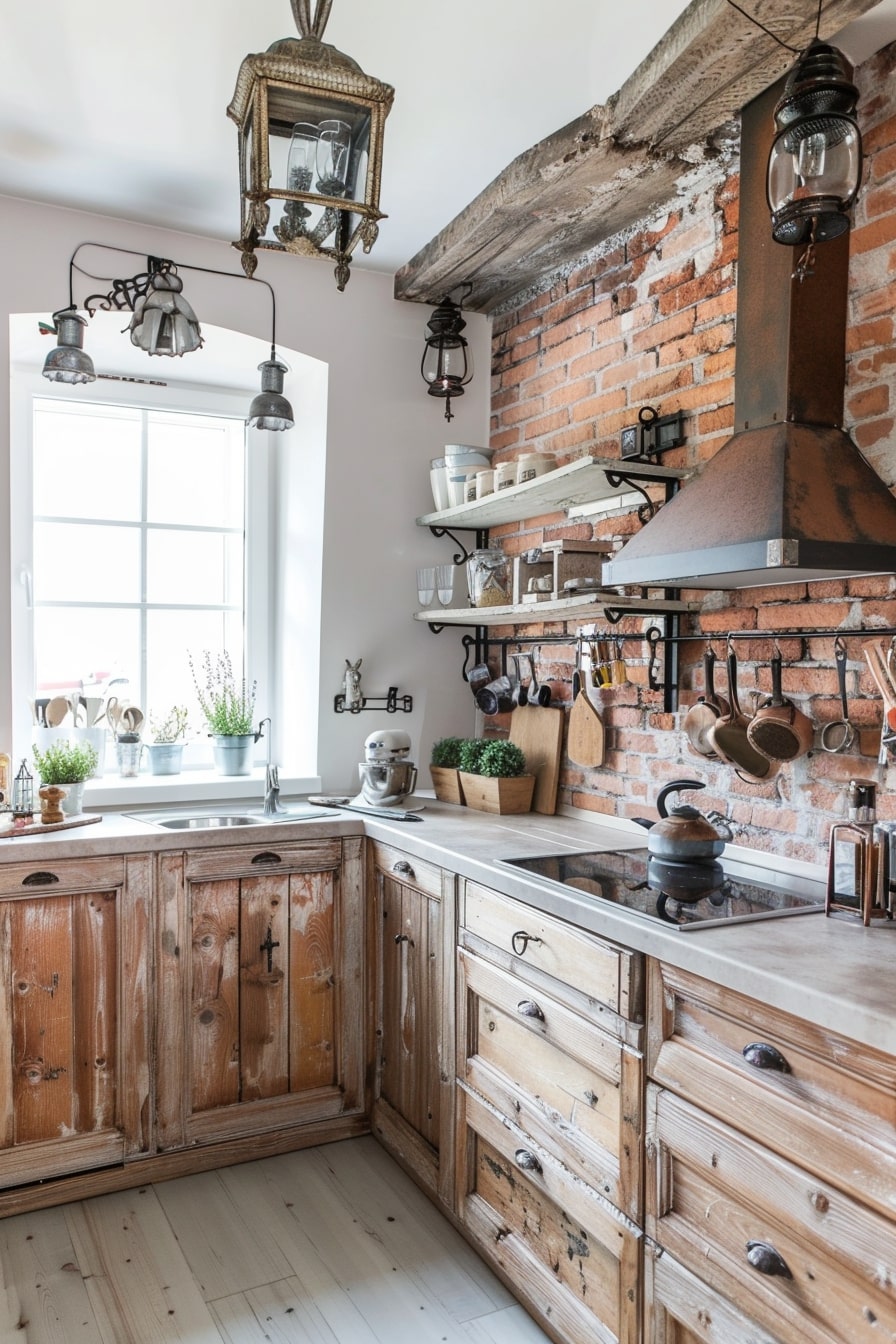 12 Small Rustic Kitchens That Maximize Space! - My Decor Inspo