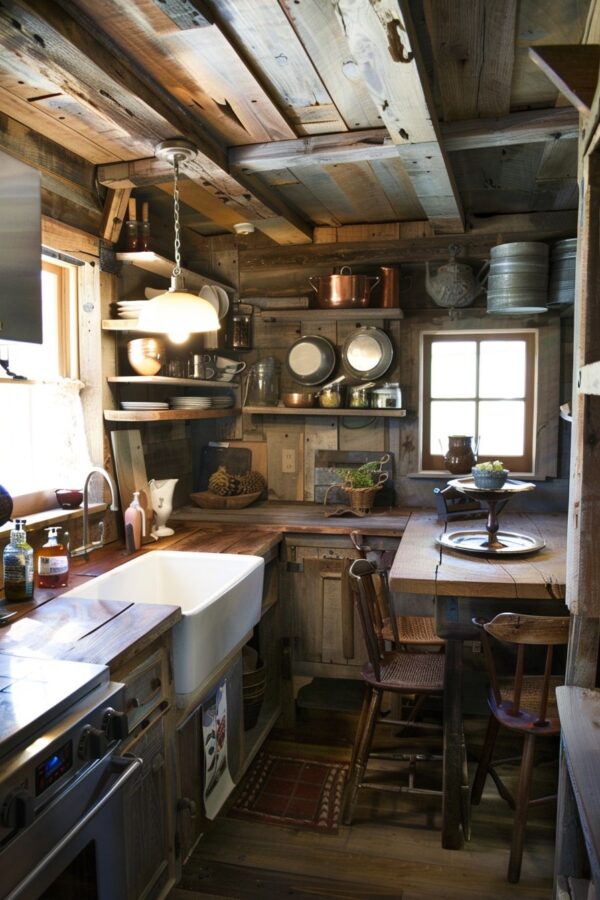 12 Small Rustic Kitchens That Maximize Space! - My Decor Inspo