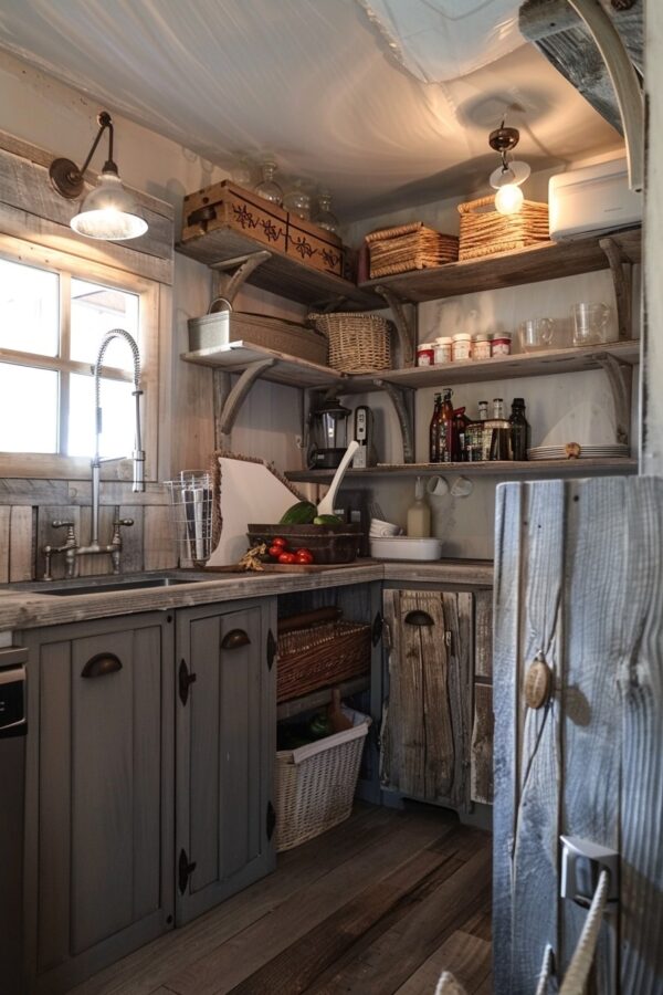12 Small Rustic Kitchens That Maximize Space! - My Decor Inspo