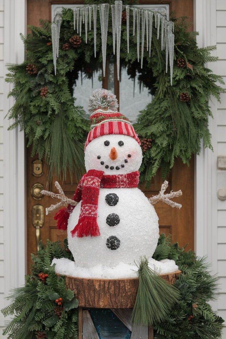 12 Snowman Door Decoration Ideas for a Festive and Welcoming Home - My ...