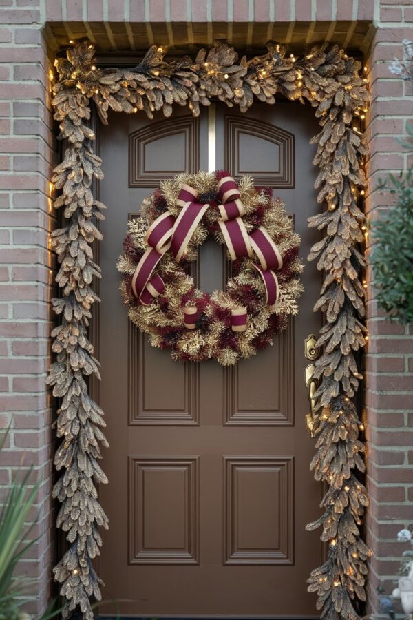 15 Front Door Christmas Decor Ideas to Create a Festive Welcome - My ...