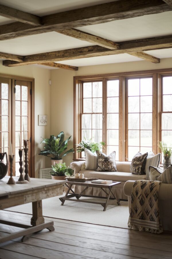 14 Rustic Farmhouse Living Room Inspirations to Bring Warmth to Your ...