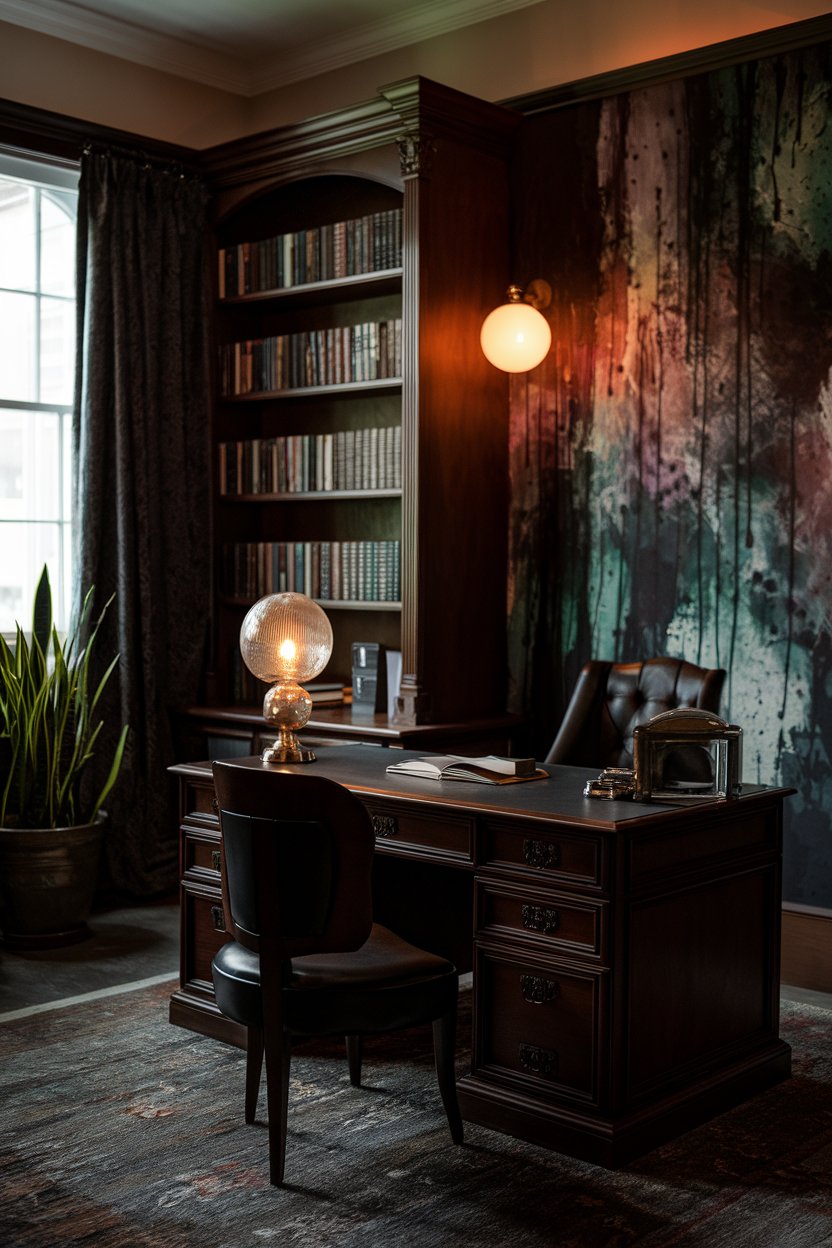 15 Moody Home-Office Ideas to Elevate Your Workspace - My Decor Inspo
