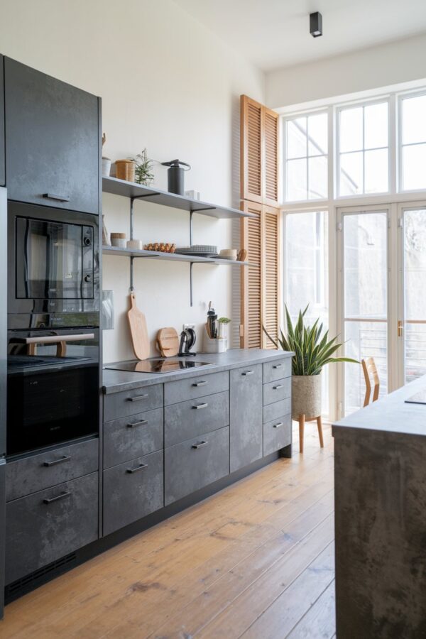 10 Iron Ore Kitchen Cabinets to Inspire Your Next Kitchen Renovation ...