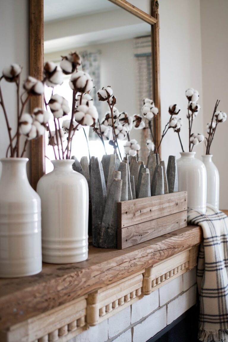 15 Farmhouse Mantle Decor Ideas to Elevate Your Living Space - My Decor ...